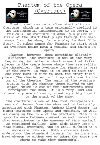 What makes a successful musical? | PDF