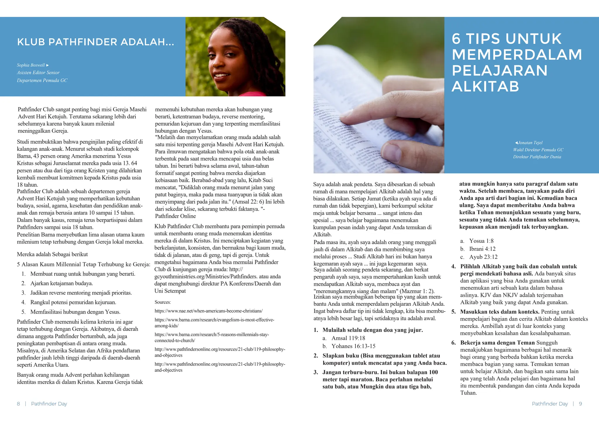 Seventh day adventist ooklet pathfinder day | PDF