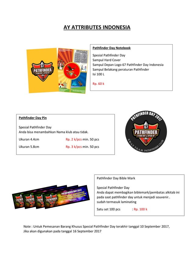 Seventh day adventist ooklet pathfinder day | PDF