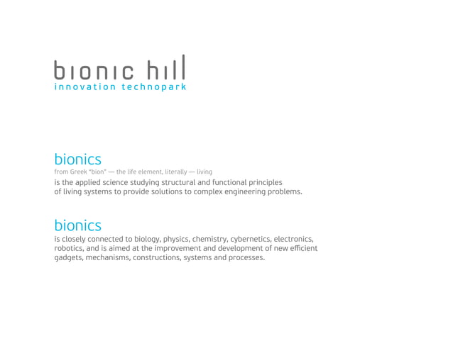 Bionic Hill presentation | PPT