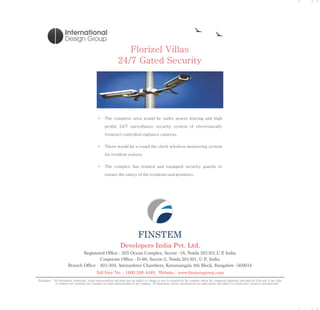 Florizel Villas| Finstem Group | PDF