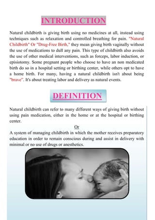Natural birth techniques - Mrs.Akanksha Trivedi Rama University | PDF