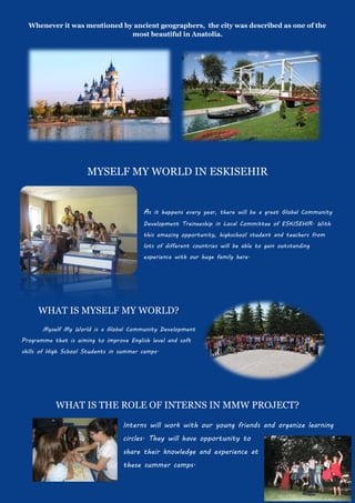 Myself My World Project | PDF