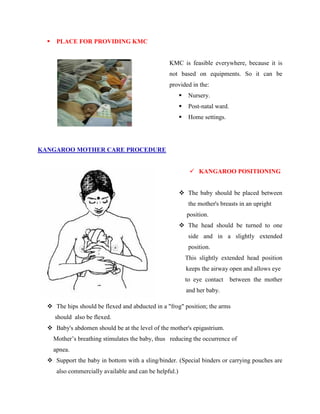 Booklet on kmc | PDF