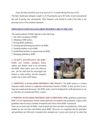 Booklet on kmc | PDF