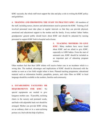 Booklet on kmc | PDF