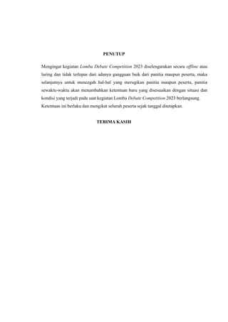Booklet Panduan Lomba Debate Competition SMA 2023.pdf