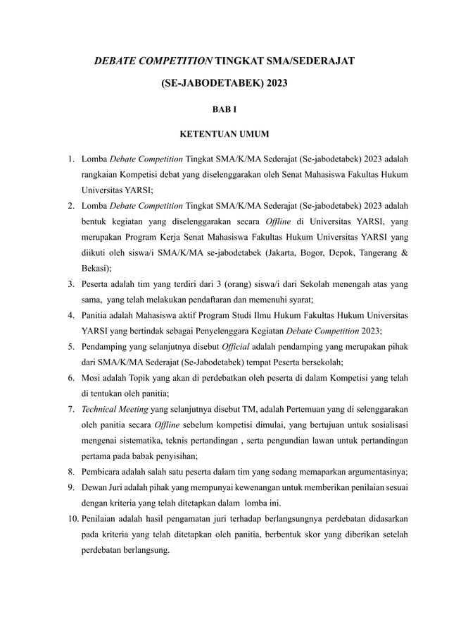 Booklet Panduan Lomba Debate Competition SMA 2023.pdf