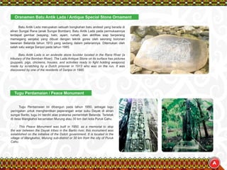 BOOKLET PARIWISATA KABUPATEN MURUNG RAYA PROVINSI KALIMANTAN TENGAH | PDF