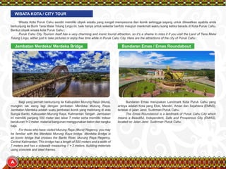 BOOKLET PARIWISATA KABUPATEN MURUNG RAYA PROVINSI KALIMANTAN TENGAH | PDF