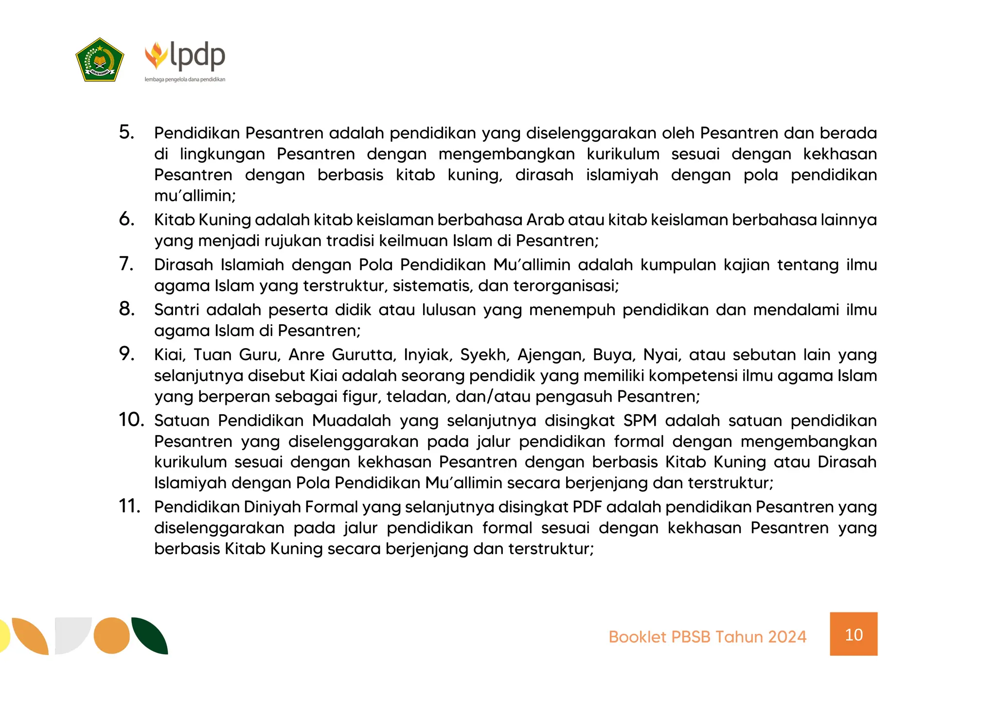 Program Beasiswa santri baru tahun 2024 LPDP | PDF