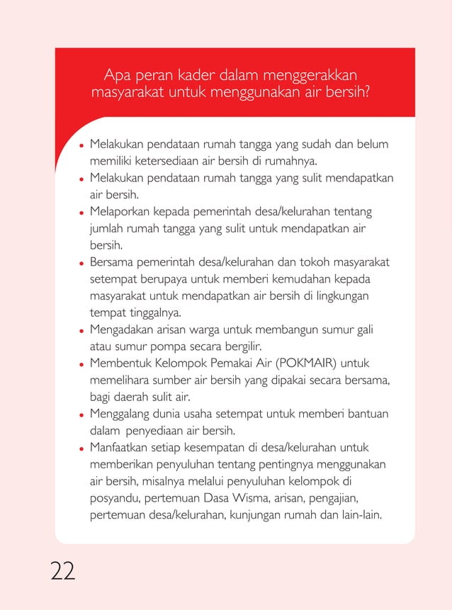 Booklet phbs rumah tangga | PDF