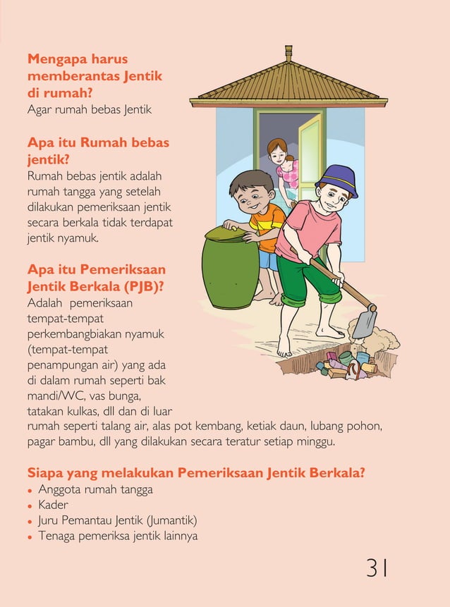 Booklet phbs rumah tangga | PDF