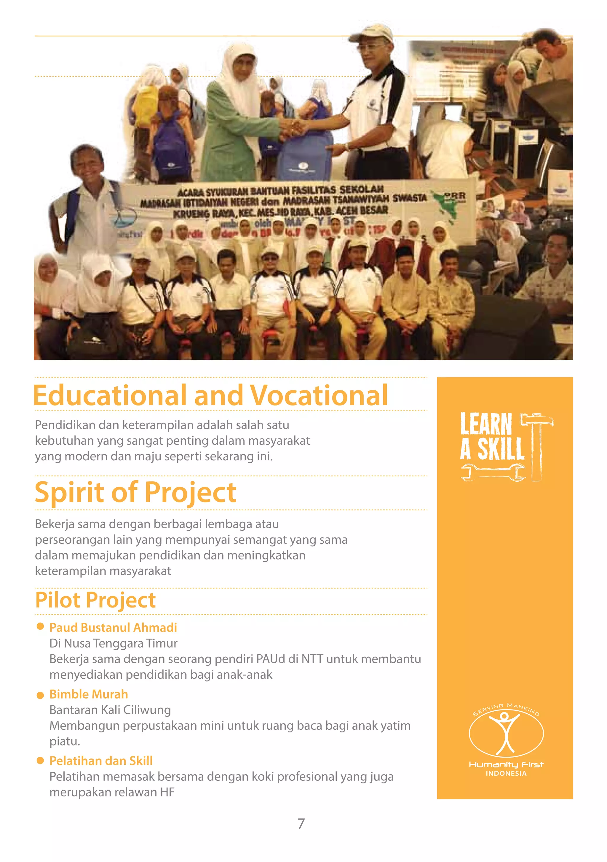 Booklet profile program Humanity First Indonesia | PDF