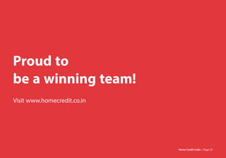 Welcome To Home credit India | PDF