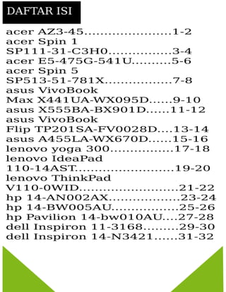 contoh booklet perusahaan | PDF