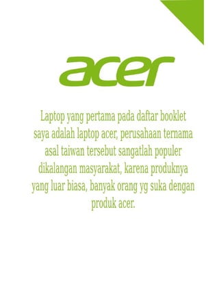 contoh booklet perusahaan | PDF