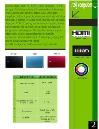 contoh booklet perusahaan | PDF