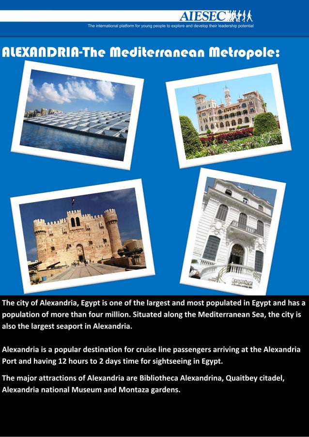 AIESEC ALEXANDRIA - EGYPT | PDF