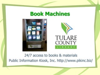 24/7 Book Machine project #CLABeTheChange presentation | PPT