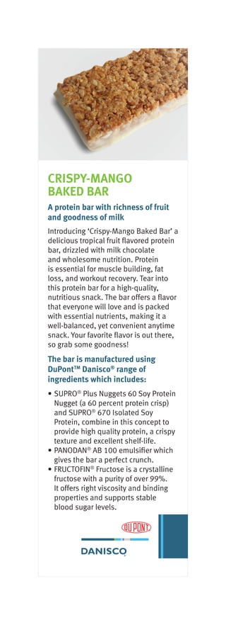 Nutrition Bars - DuPont Nutrition & Health | PDF