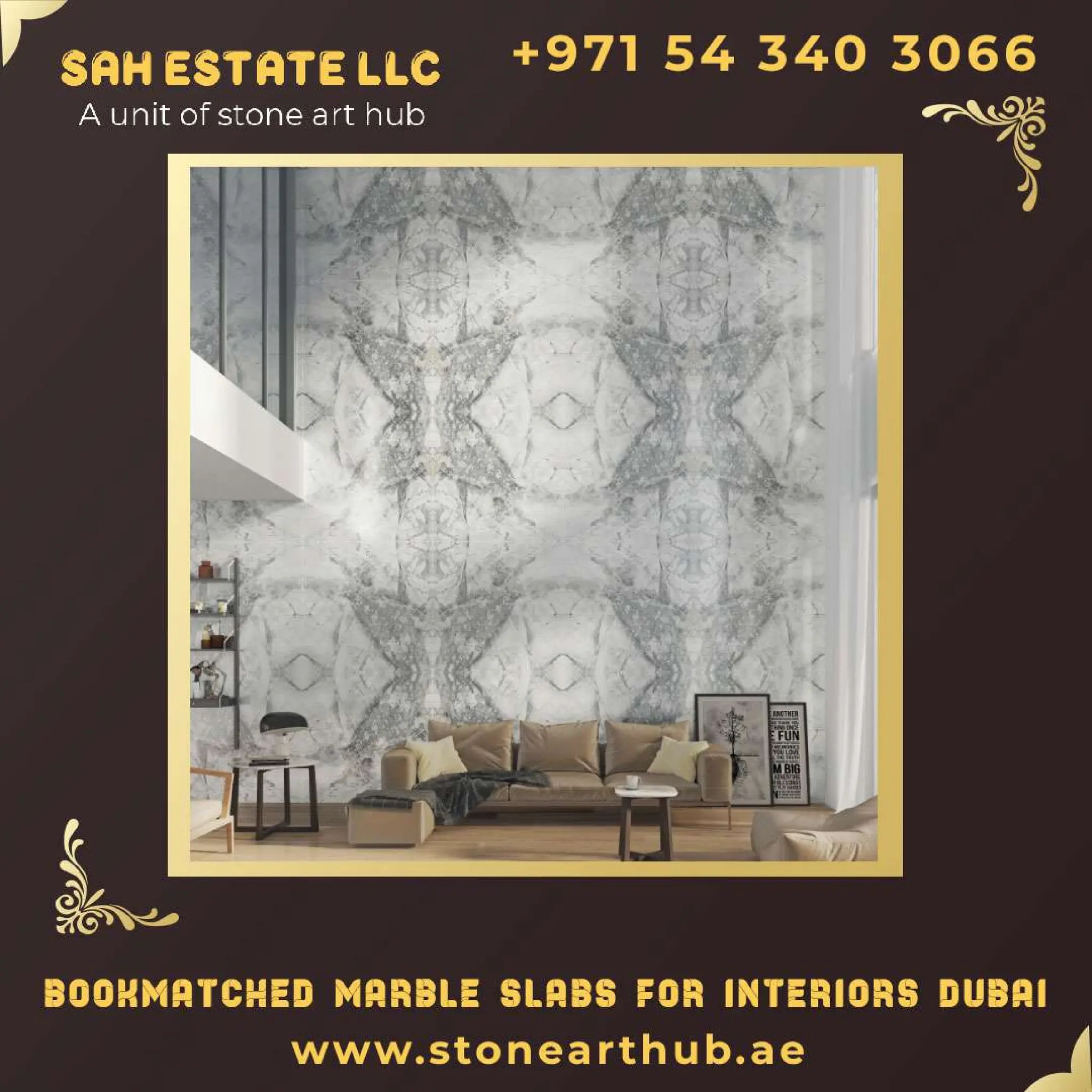 Bookmatched Marble Slabs For Interiors Dubai | PDF