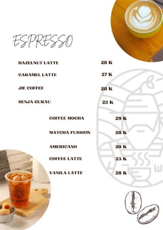 Daftar Menu Wejie Kopi 0819 4900 0088 | PDF