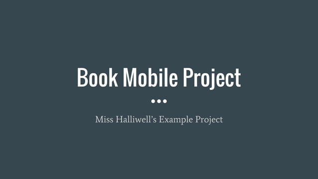 Book Mobile Project Example | PDF | Fantasy | Genres