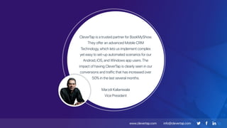 Case Study : How CleverTap helped BookMyShow increase User Retention | PDF