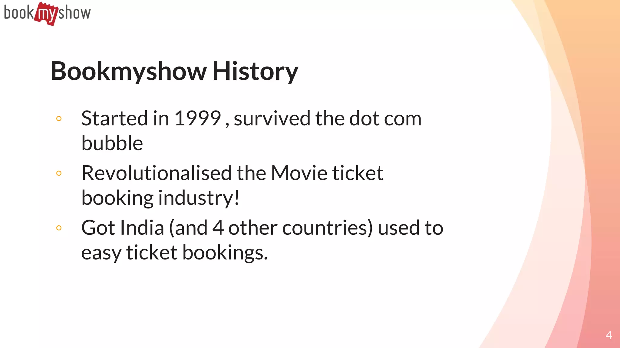 Bookmyshow mock roadmap | PPTX