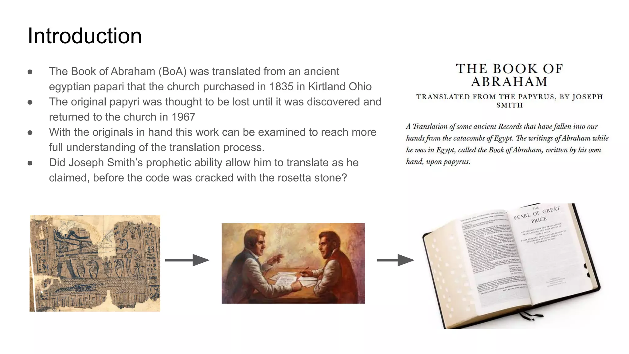 Book of Abraham Translation | PDF