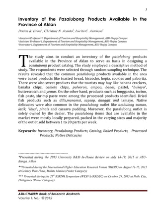 ASU-CHARRM Book of Research Abstract | PDF