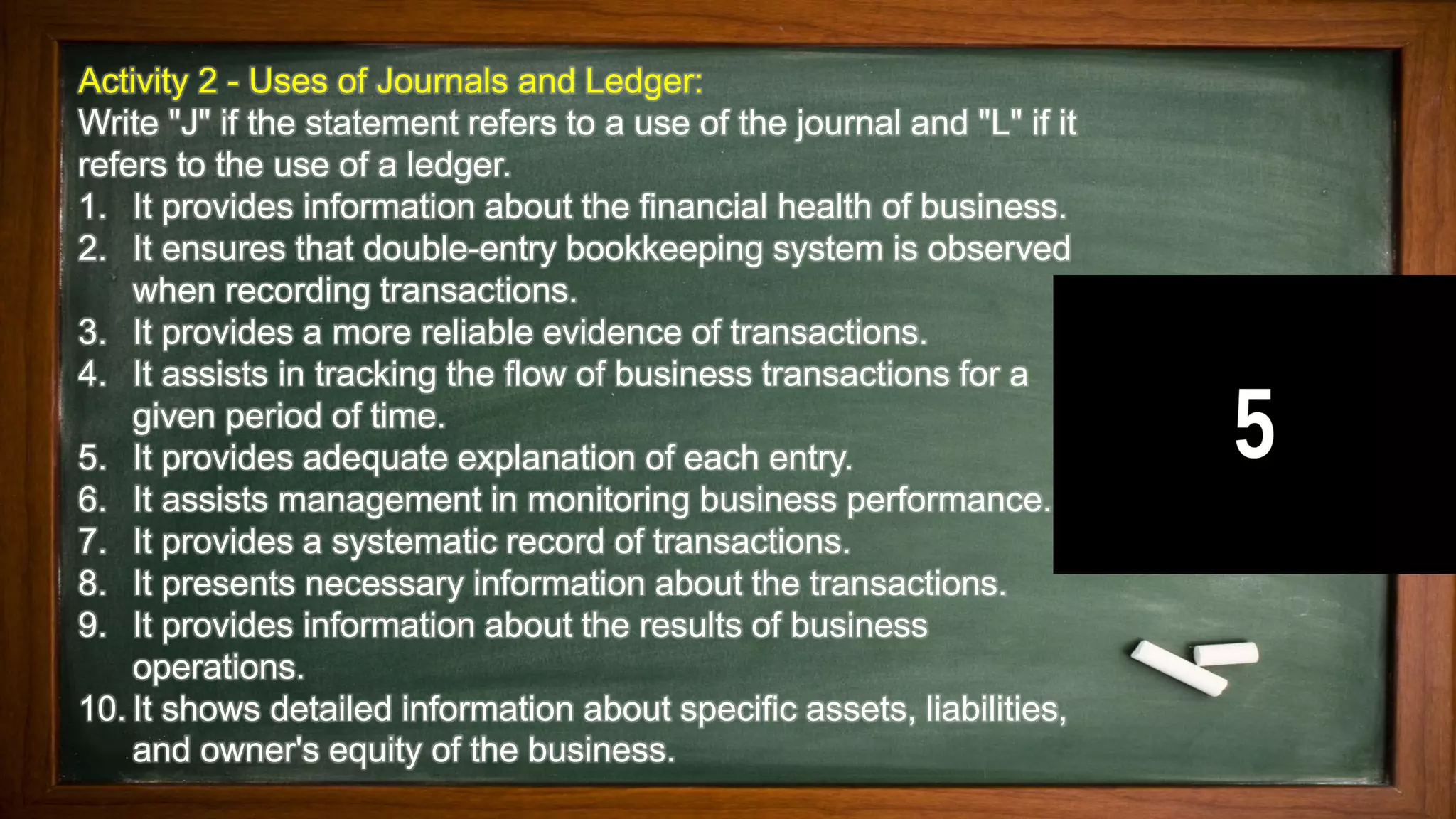 FABM 1 Book of Accounts | PDF