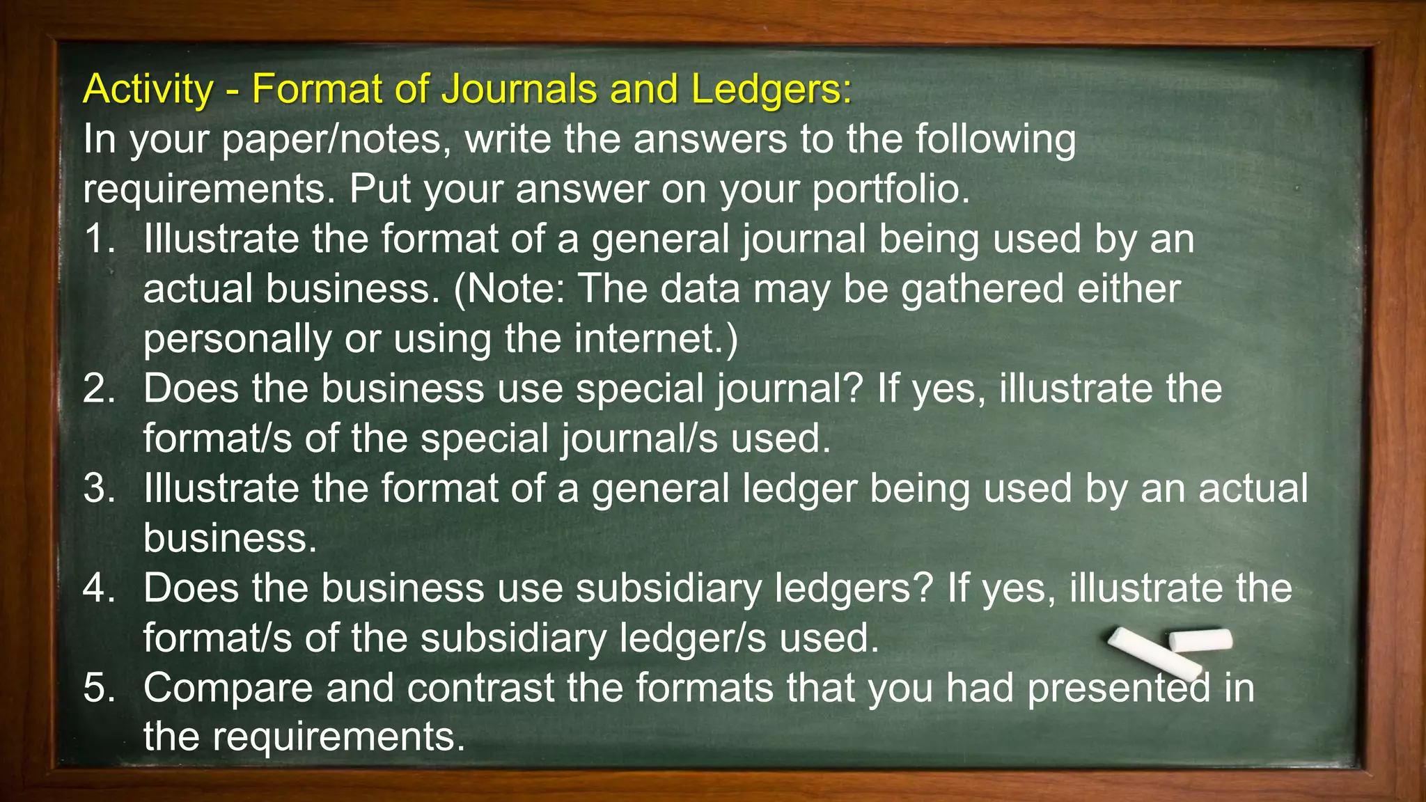FABM 1 Book of Accounts | PDF