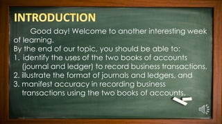 FABM 1 Book of Accounts | PDF