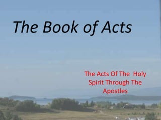 The Book Of Acts: Chapter-1 | PPTX