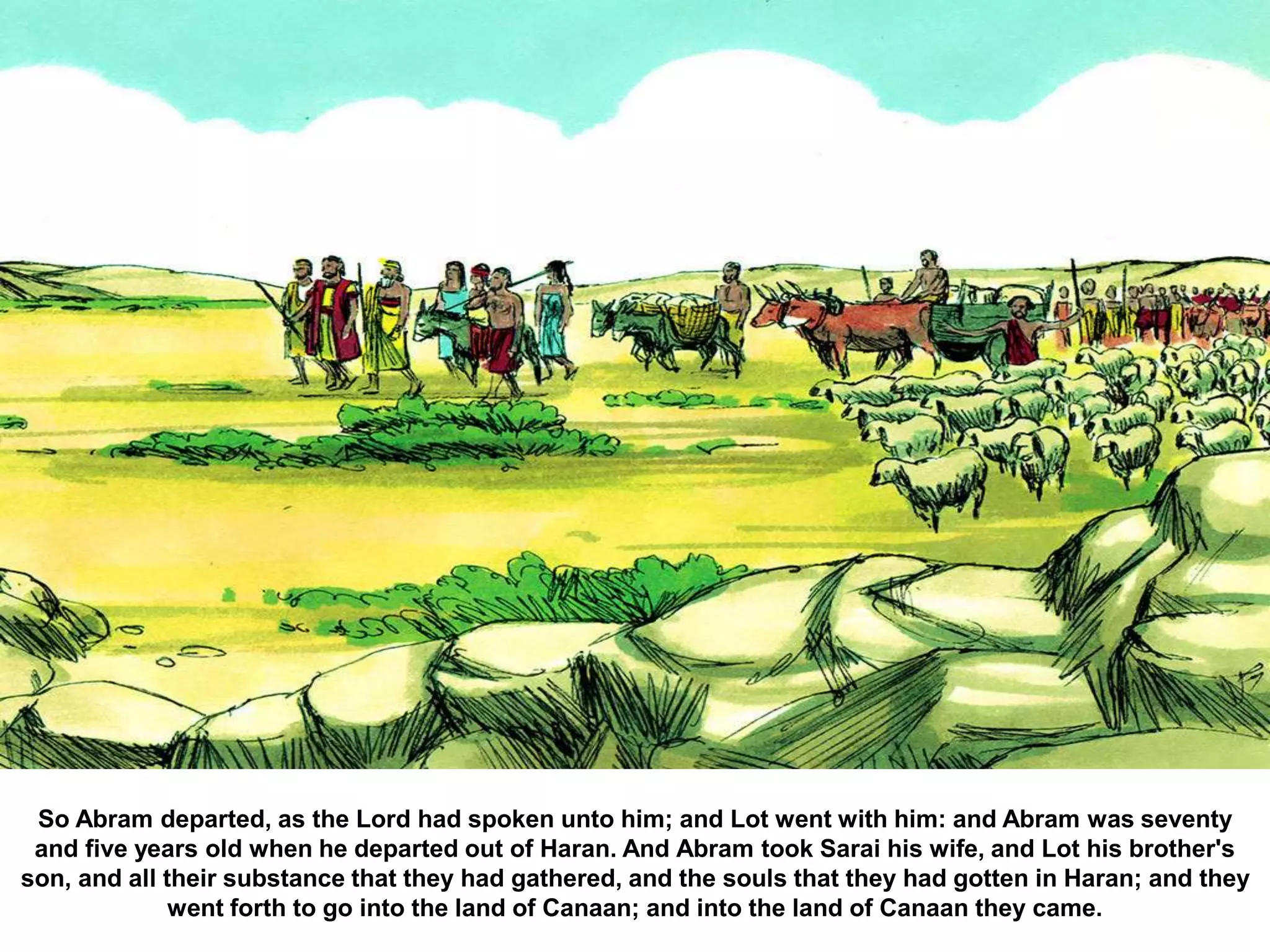 Book of Genesis - Abram (Abraham) moves to Canaan | PPT