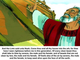 Book of Genesis - The Man Who Stood Alone [Noah and the Ark] | PPT