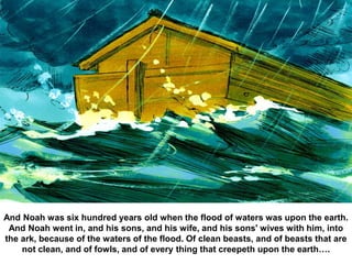 Book of Genesis - The Man Who Stood Alone [Noah and the Ark] | PPT