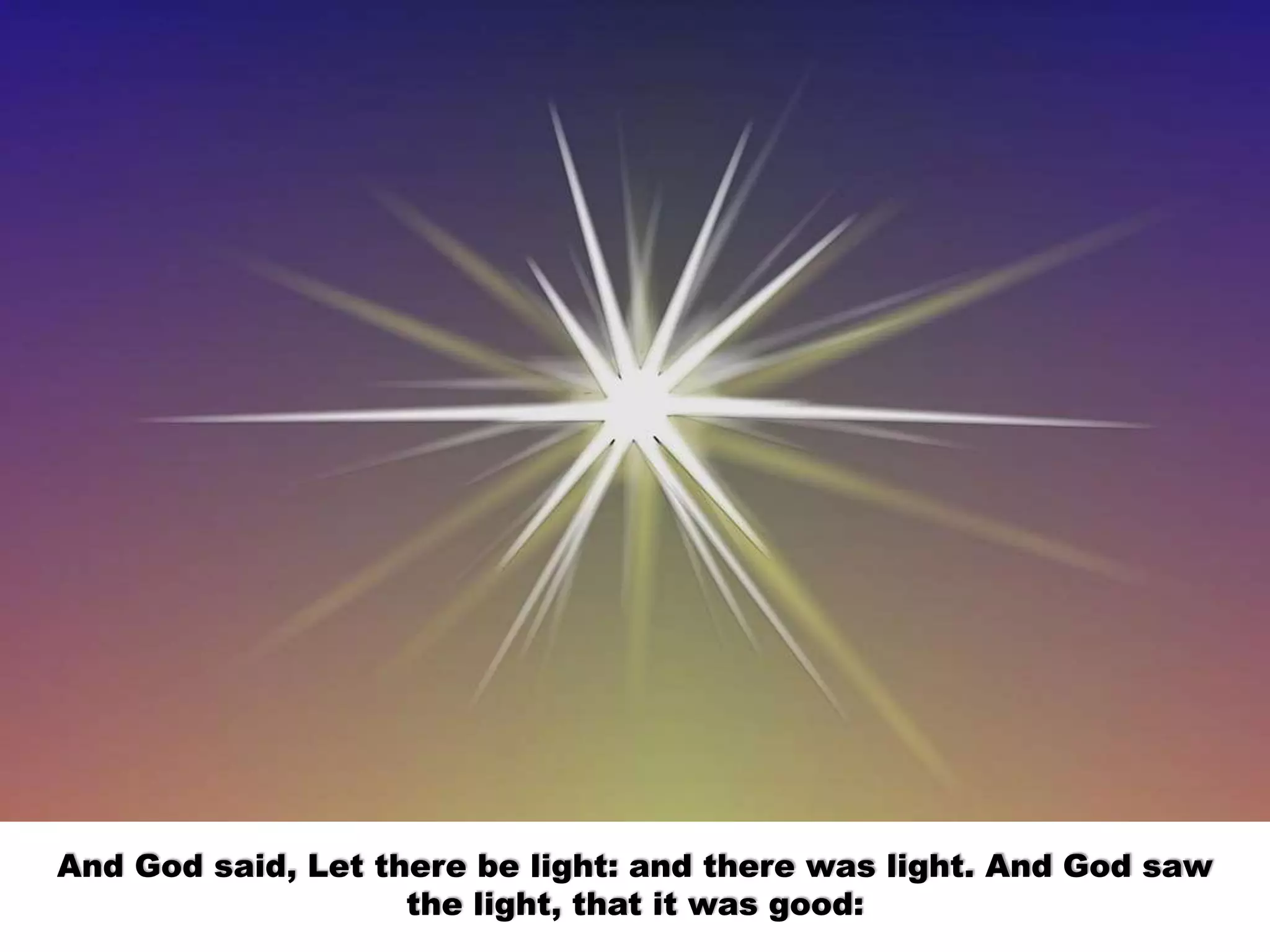 Book of Genesis - The Creation [Heavens and Earth] | PPT