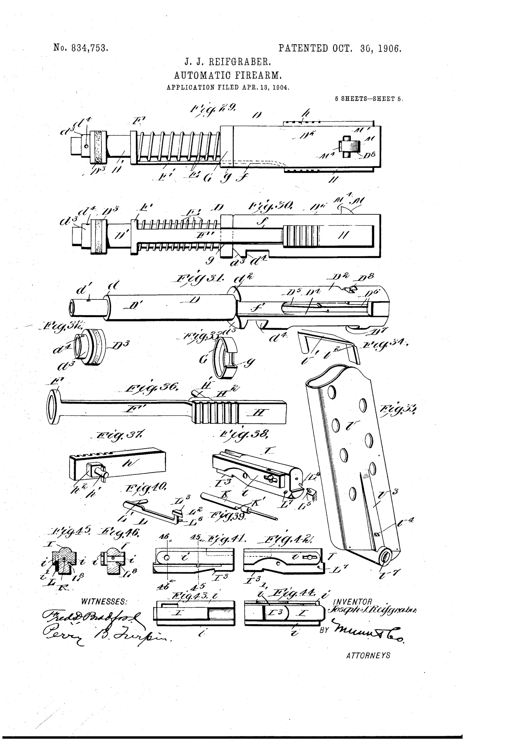 Book of gun patent drawings 1 | PDF