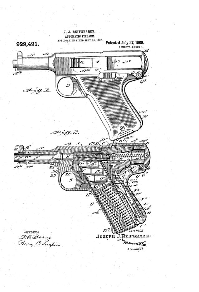 Book of gun patent drawings 1 | PDF