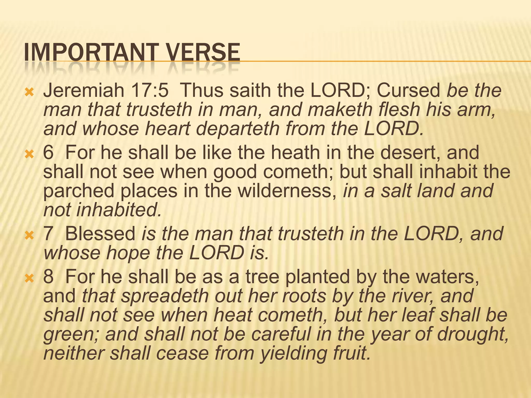 Book Of Jeremiah | PPTX