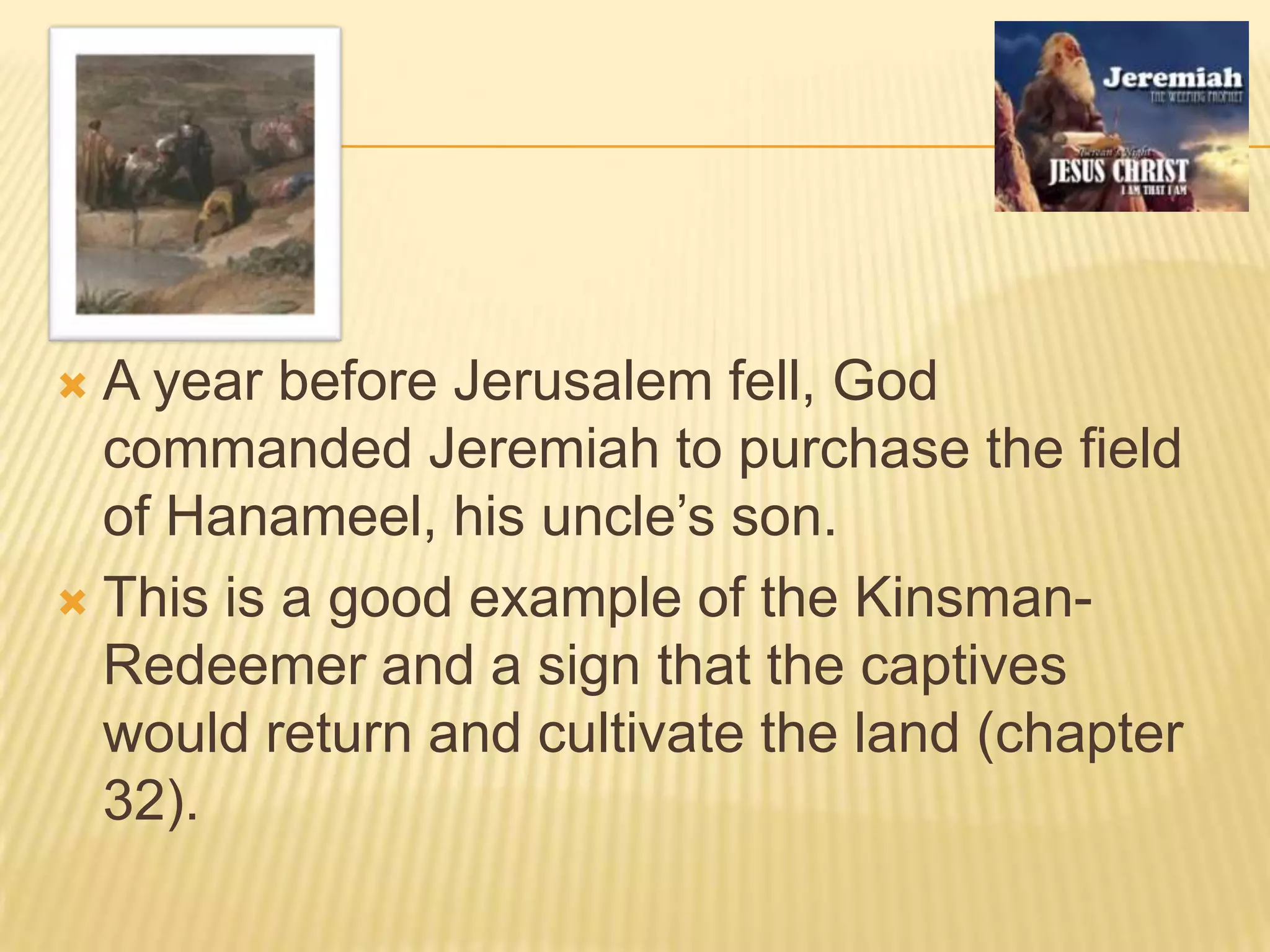 Book Of Jeremiah | PPTX
