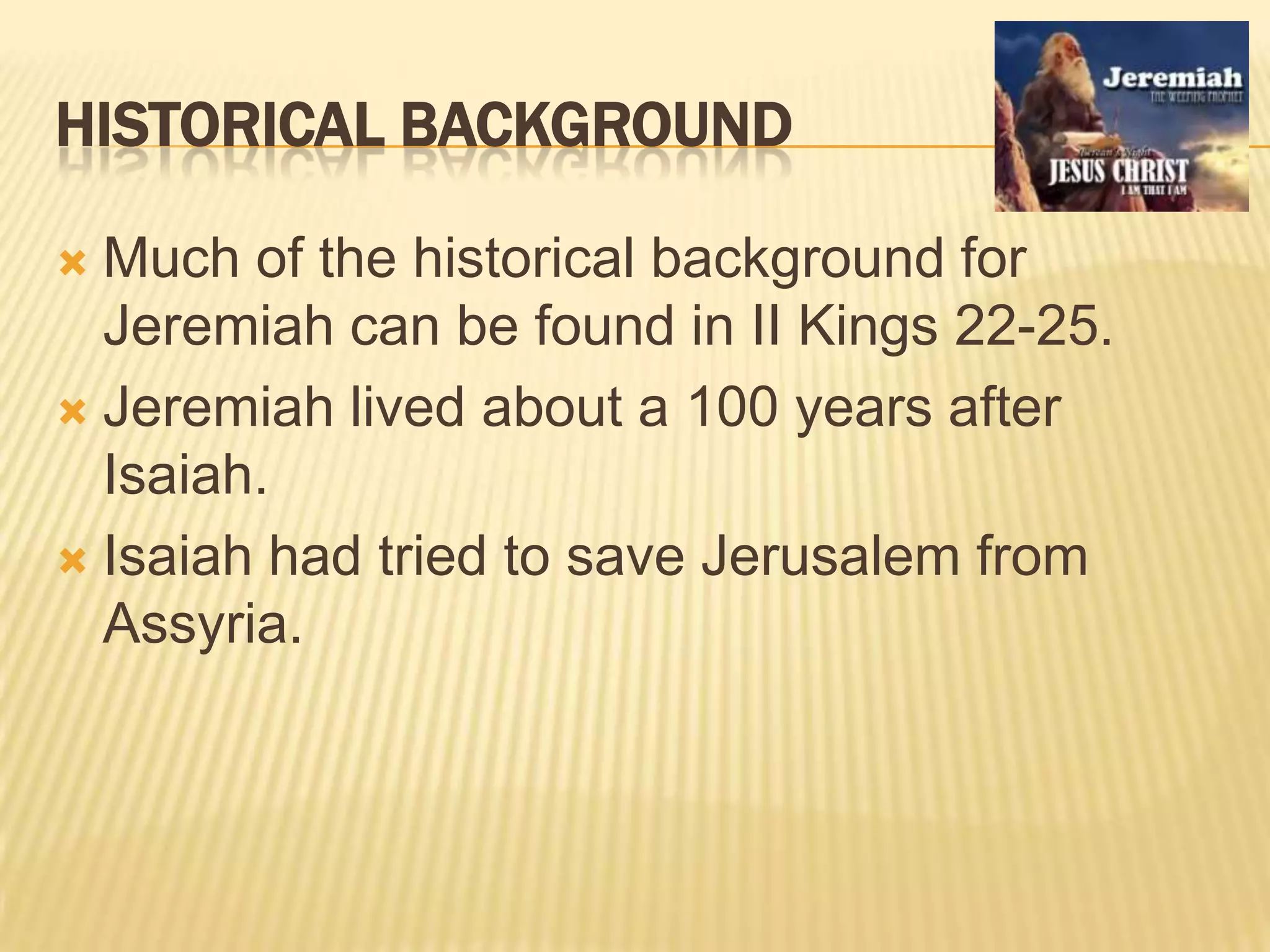 Book Of Jeremiah | PPTX