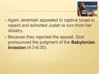 Book Of Jeremiah | PPTX