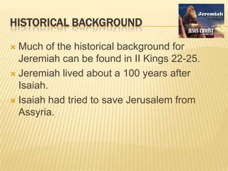 Book Of Jeremiah | PPTX