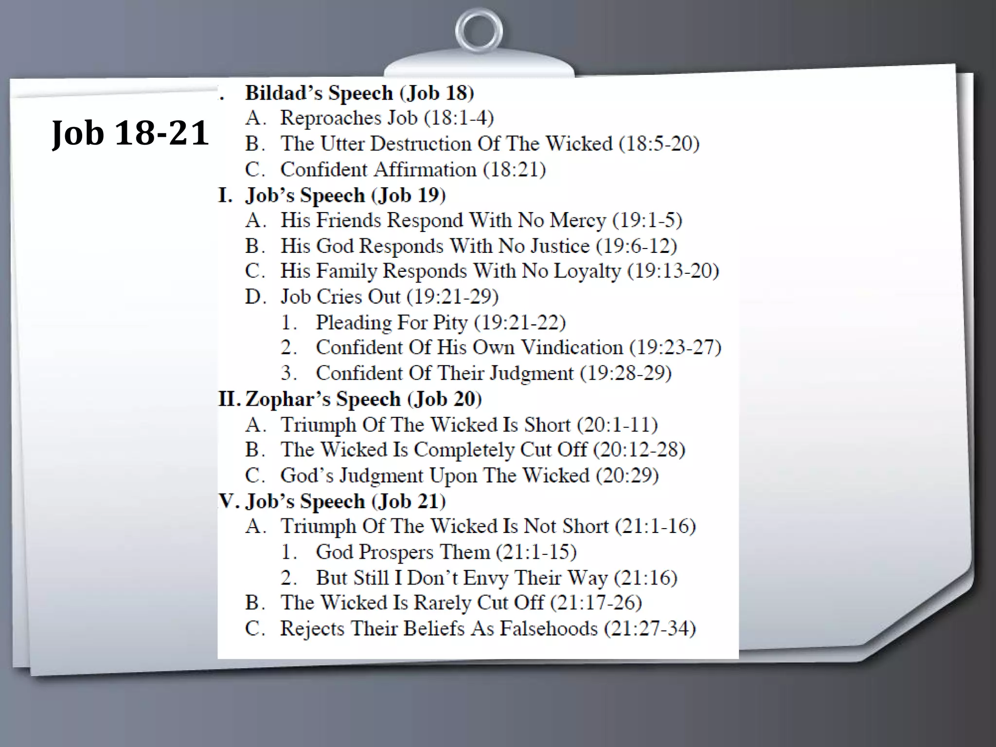 Book of Job - Biblical Literature | PPS