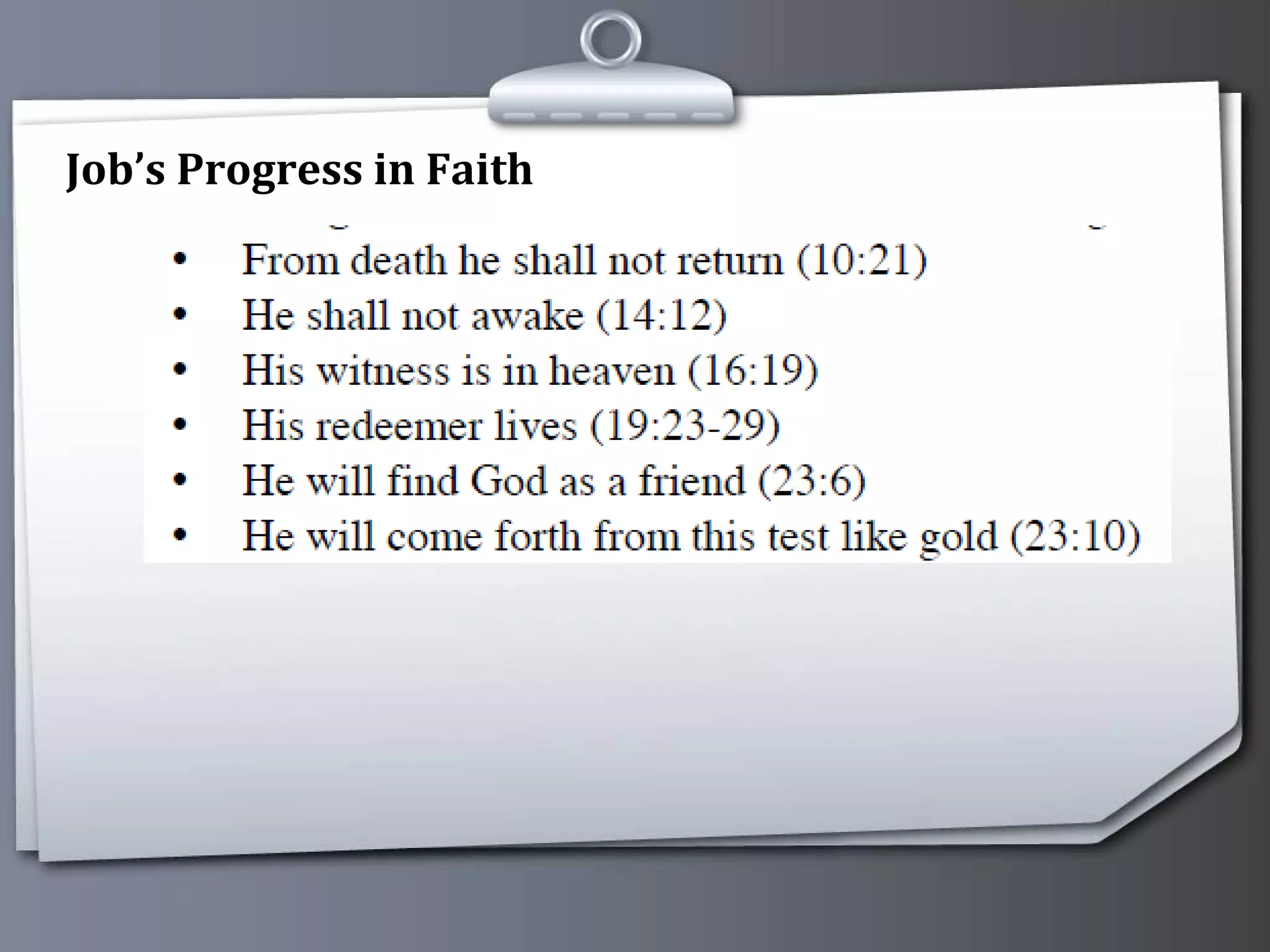 Book of Job - Biblical Literature | PPS