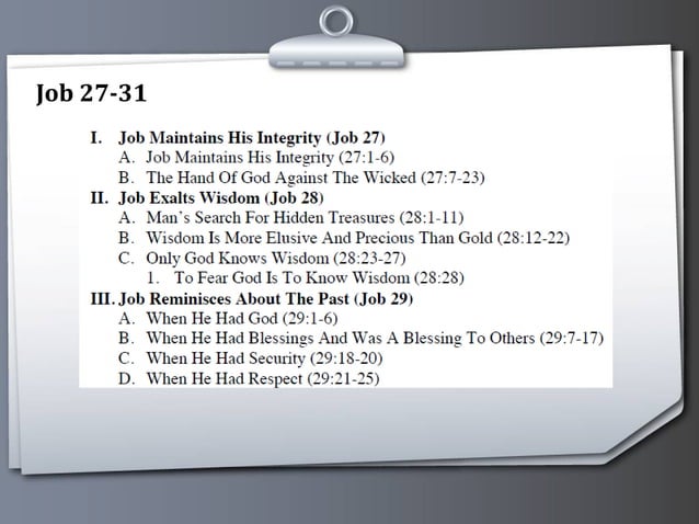 Book of Job - Biblical Literature | PPS